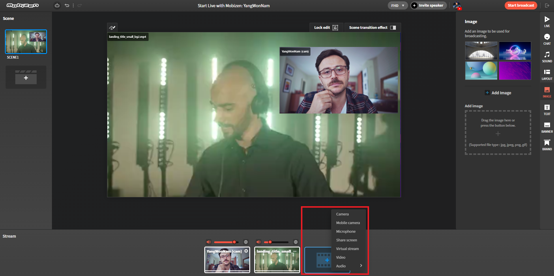 How do I add a stream? – Mobizen Studio Help Center